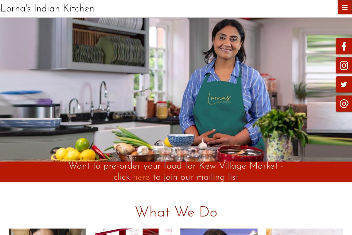 Welcome to Lorna's Indian Kitchen - the place to eat, meet & learn to ...