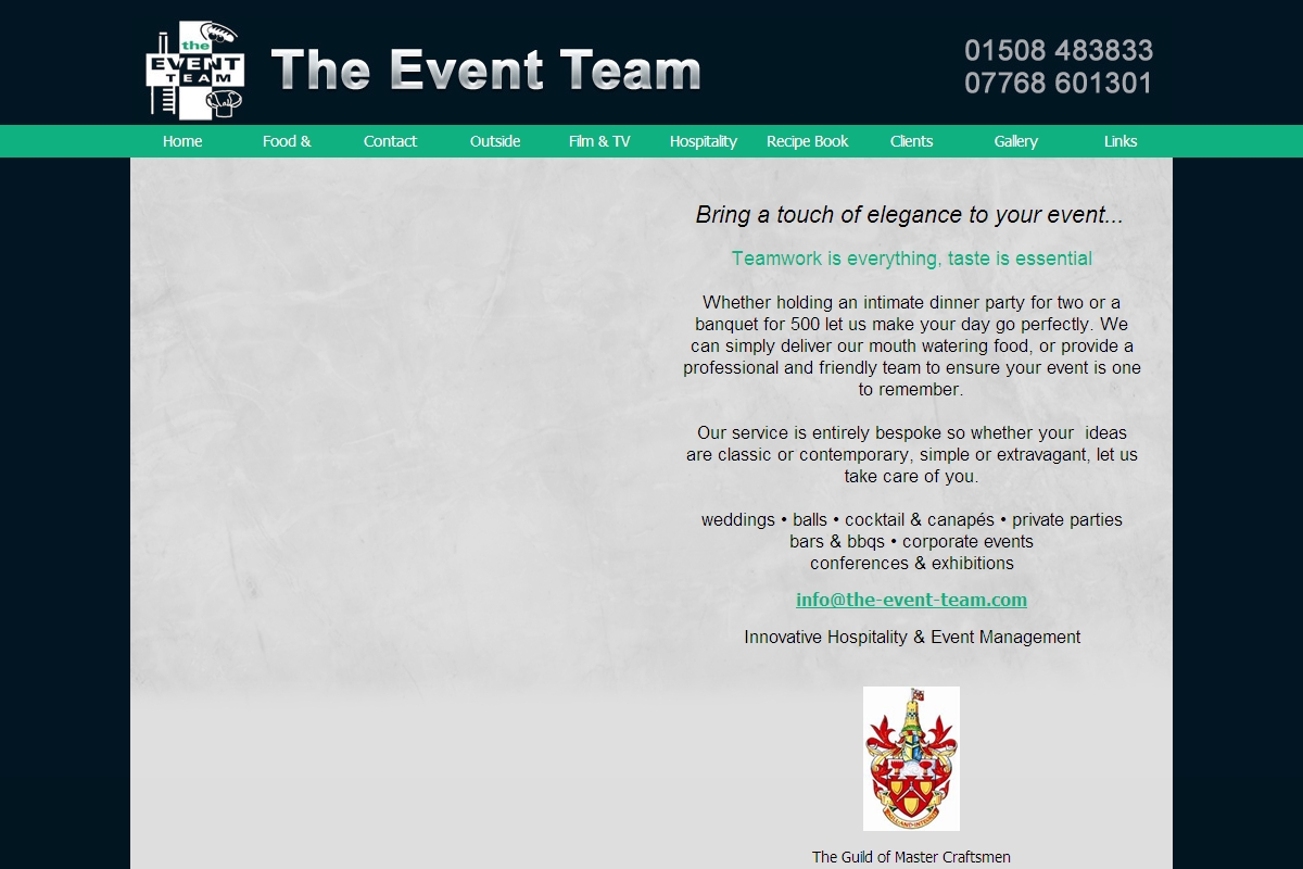 Contact : The Event Team Ltd