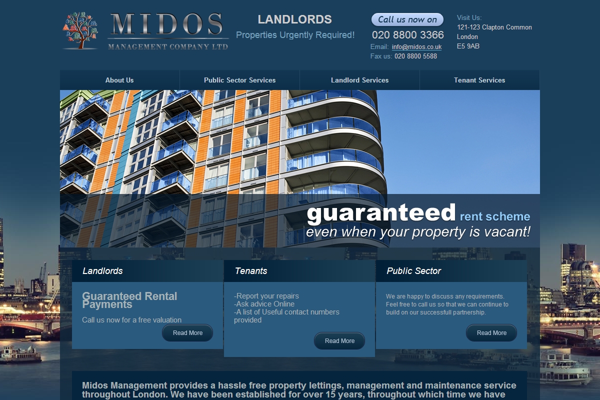 Midos Management Co Ltd : Midos Management Co Ltd - the Guaranteed Rent ...