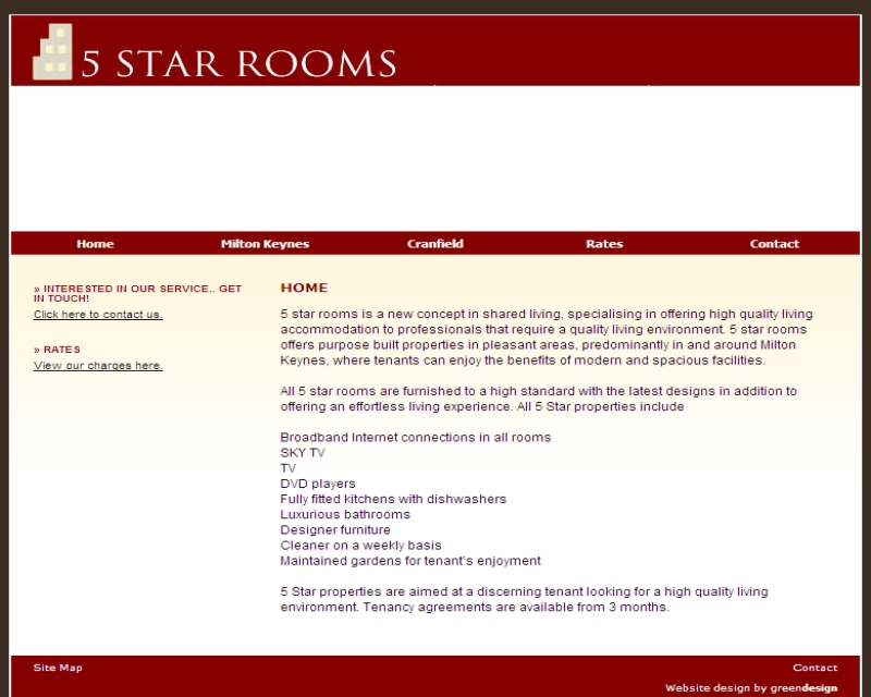 Rates : 5 Star Rooms