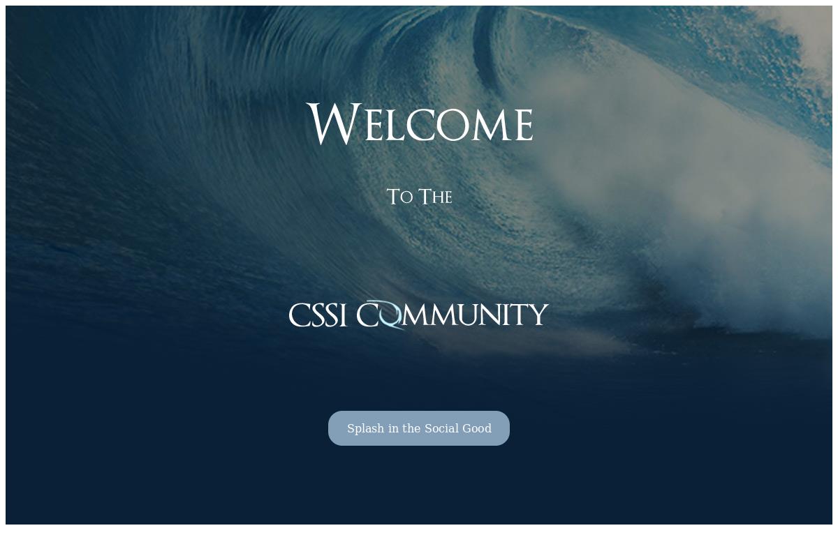 Welcome To CSSI Community : ARSP