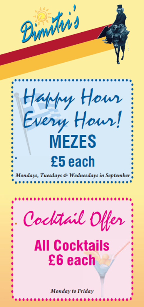 Welcome to Dimitris Tapas Bar Taverna on Deansgate : Dimitris Restaurant