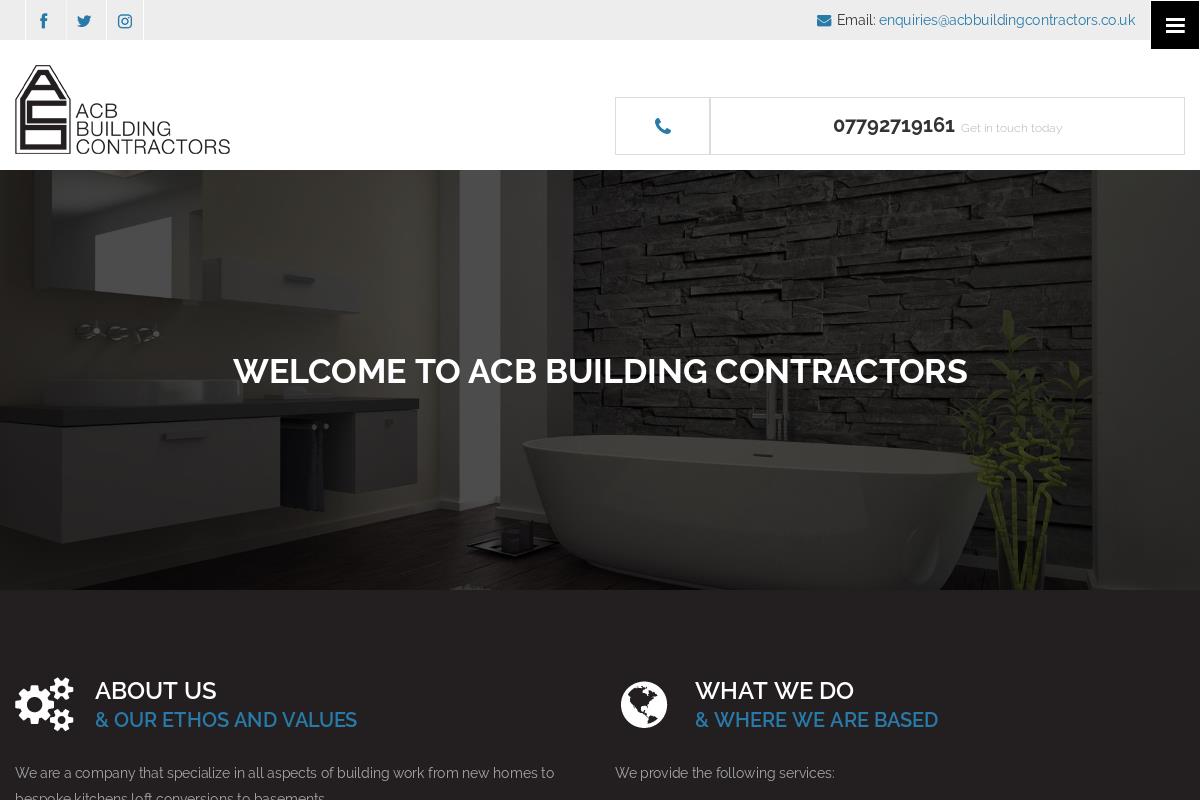 Welcome To ACB Building Contractors : ACB Building Contractors