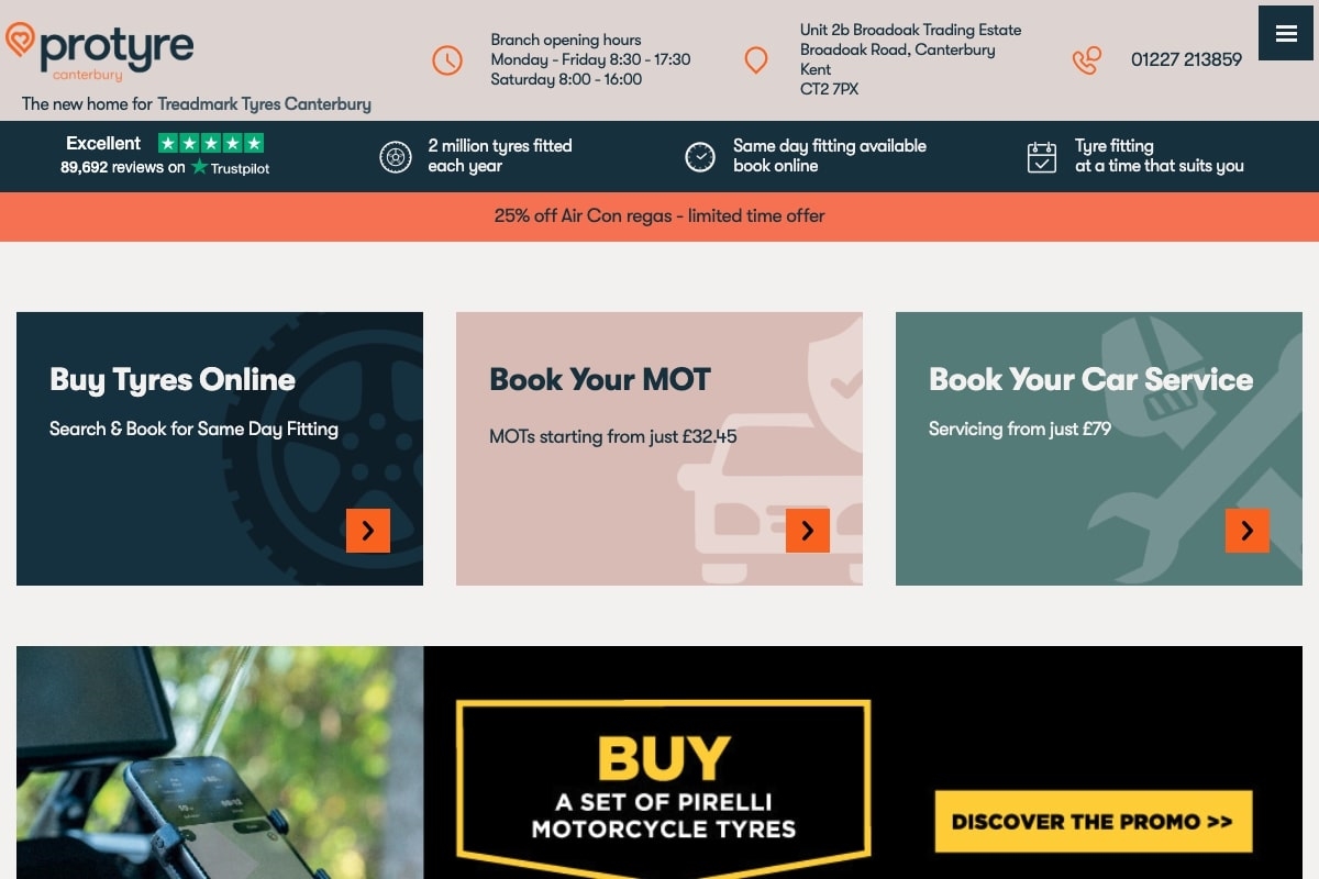 Site Map : Treadmark Tyres