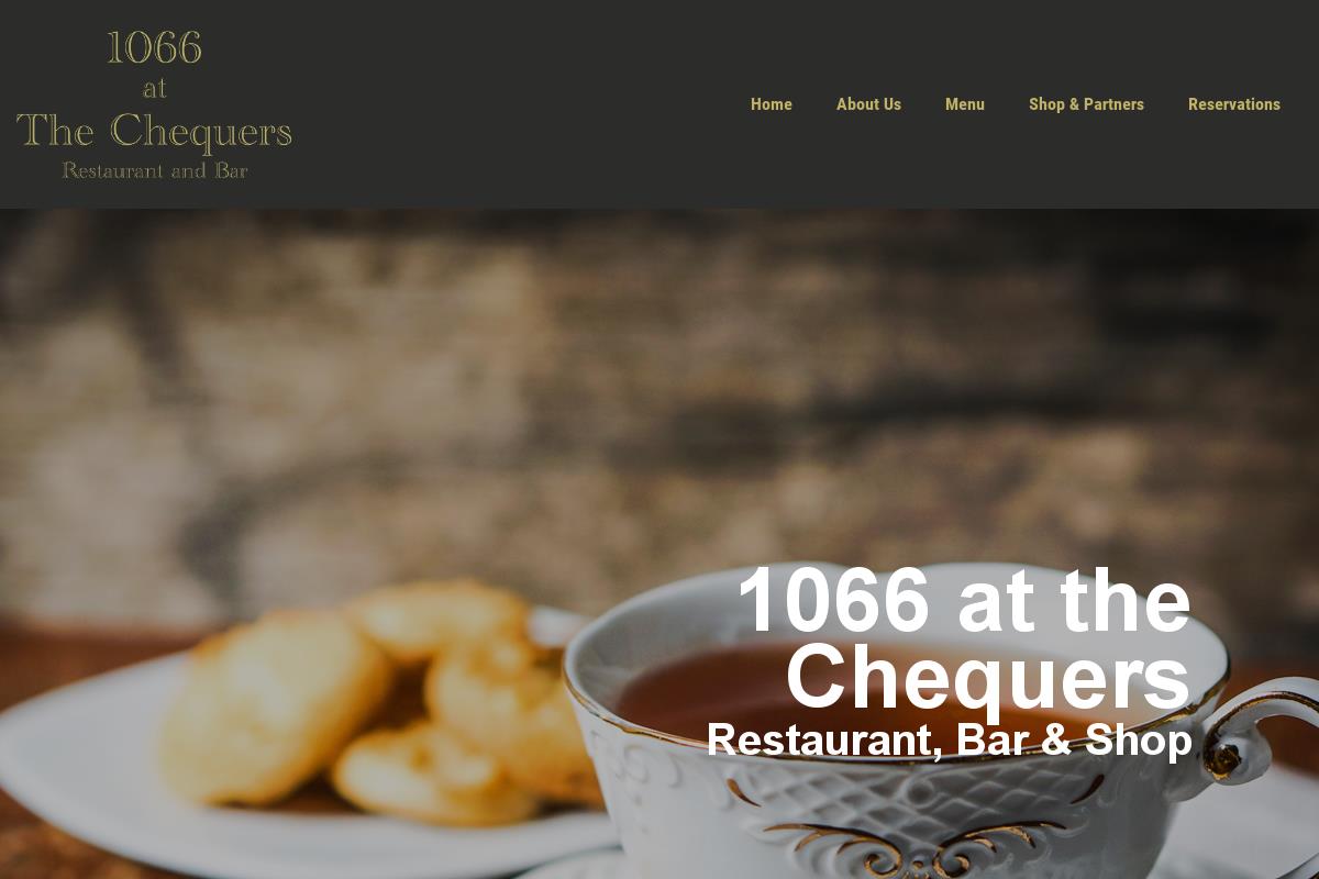 Menu : 1066 at The Chequers