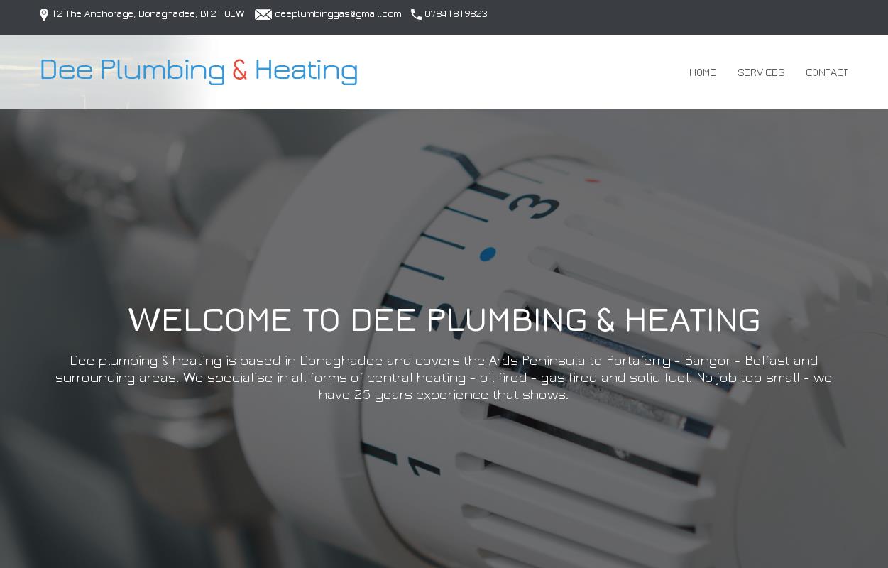 Welcome To Dee Plumbing & Heating : Dee Plumbing & Heating Gas