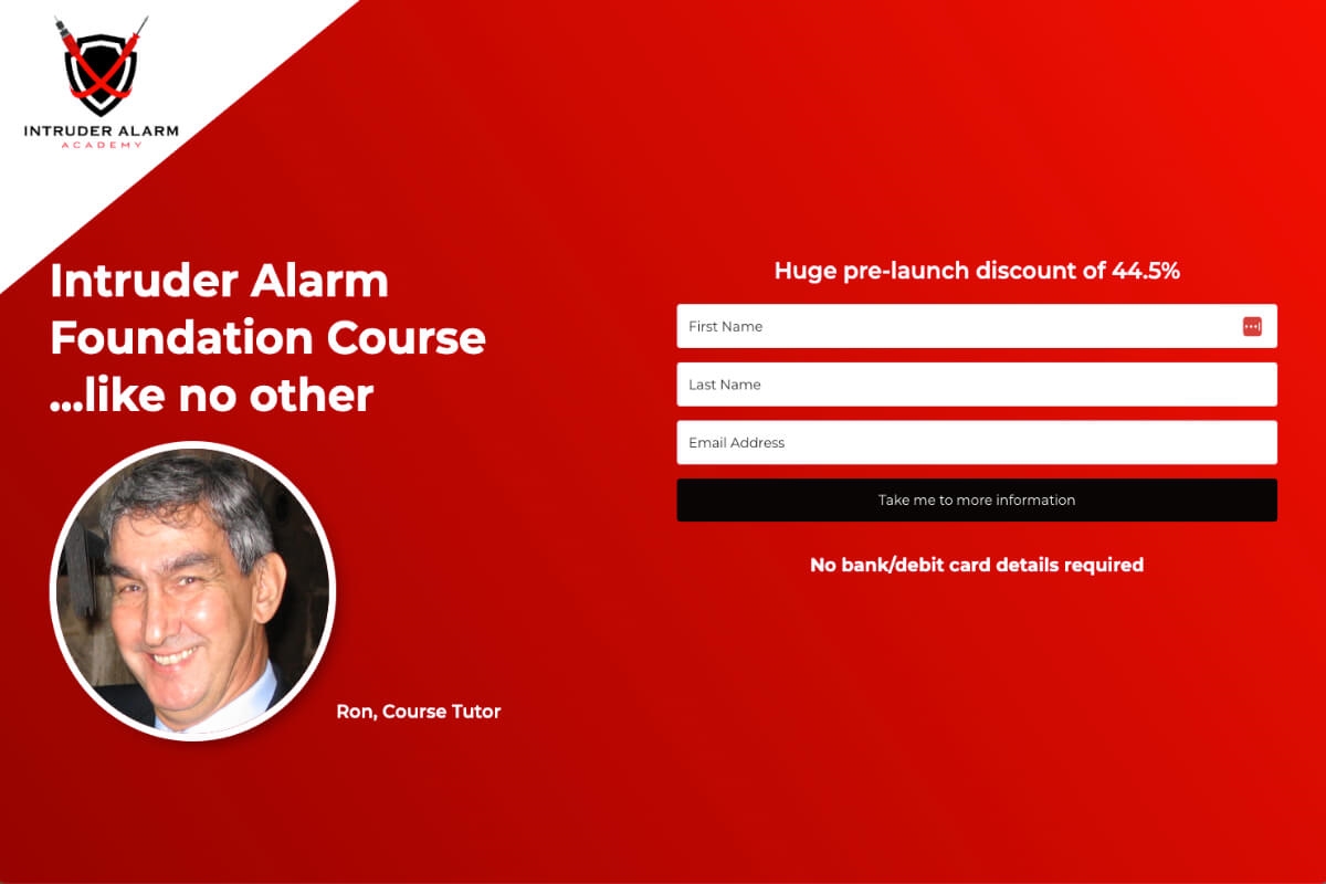 Welcome To : Intruder Alarm Academy