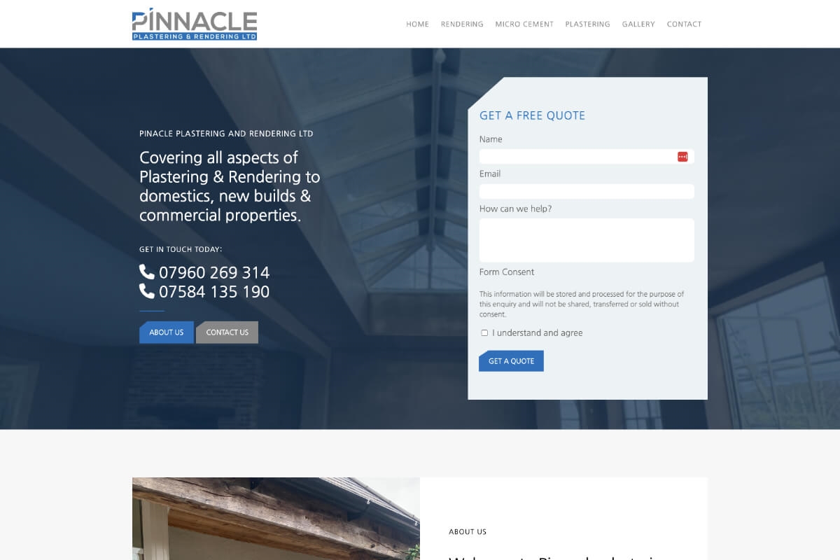Welcome To Pinacle Plastering and Rendering Ltd : Pinnacle Plastering ...