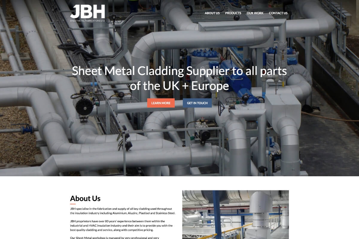 Welcome To JBH Sheet Metal Fabrications Ltd : JBH Sheet Metal Fabrications