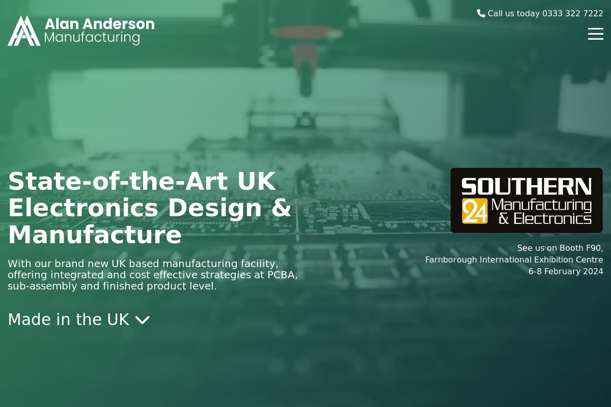 Welcome To Alan Anderson Manufacturing Ltd : Alan Anderson ...