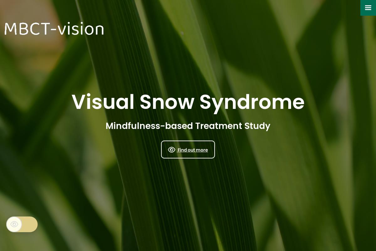Mindfulness-Based Treatment Study : MBCT-vision