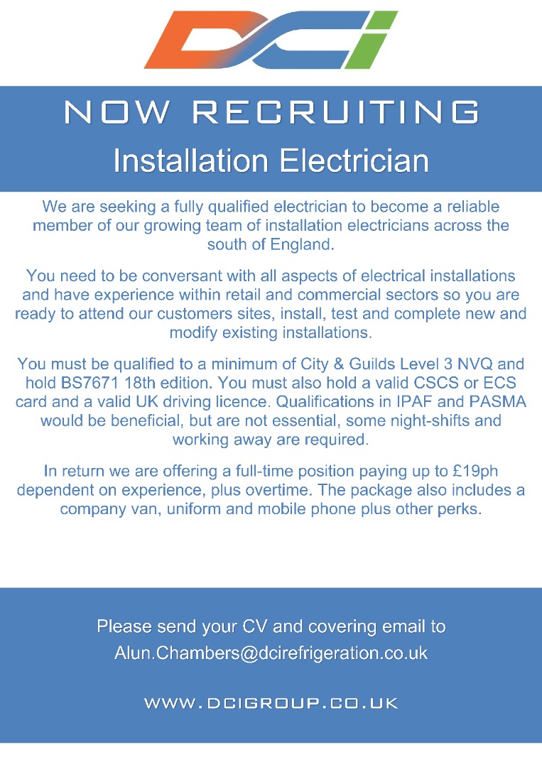 DCI Refrigeration & Electrical Limited : Join the Team