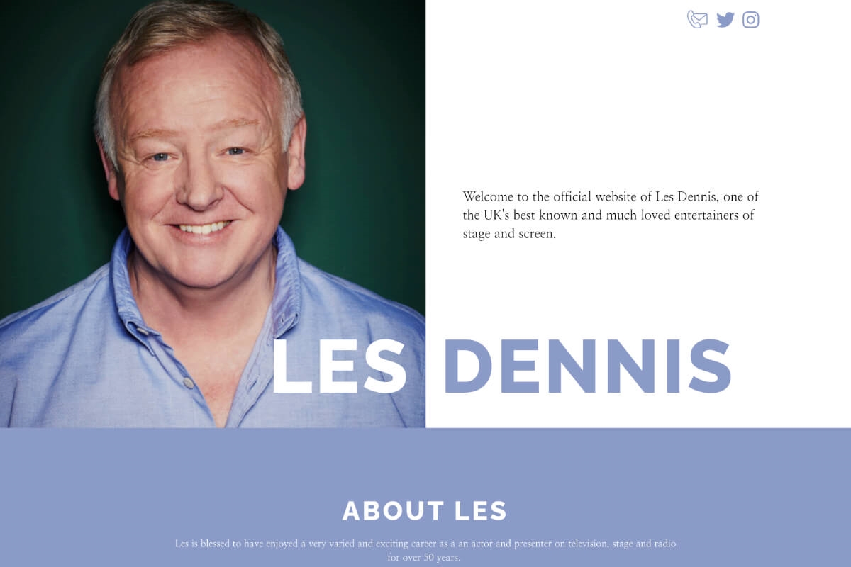 Official Website Of Les Dennis : All About Les