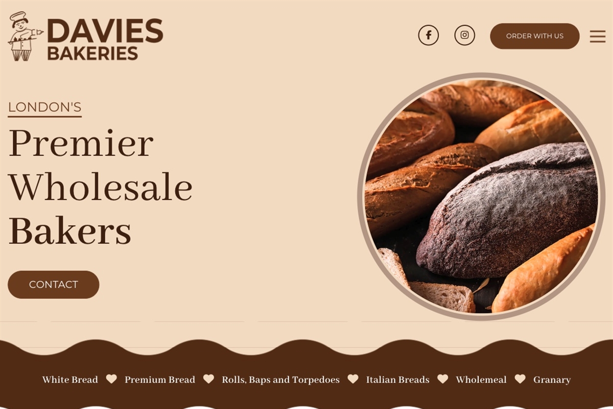 Welcome To Davies Bakeries : Davies Bakeries