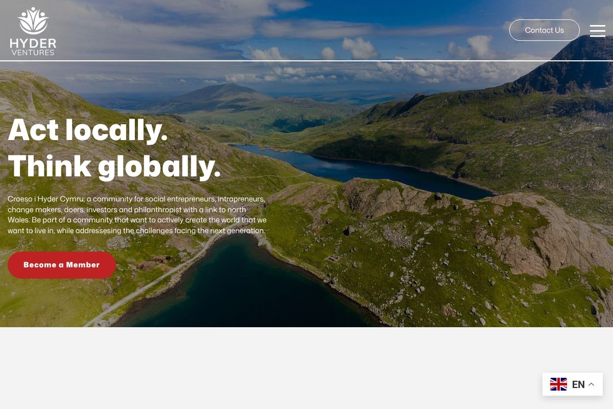 Hyder Ventures : Act locally. Think globally.